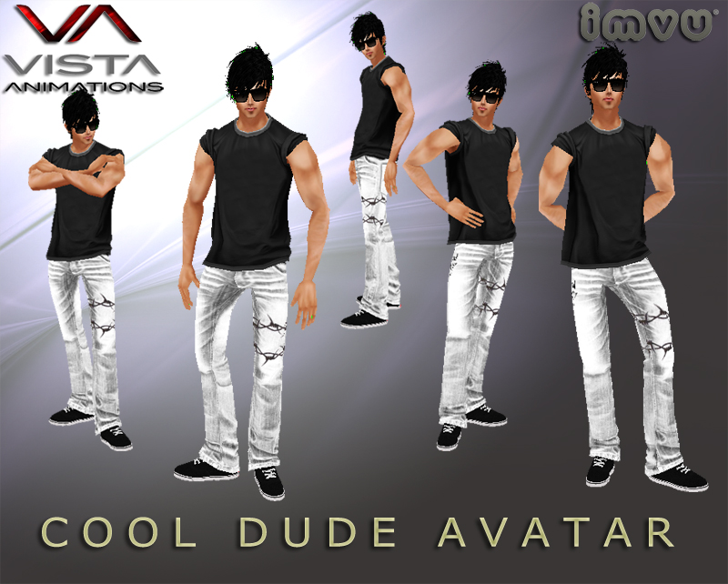 The new Vista Animations Cool Guy Formal avatar made with mocap*